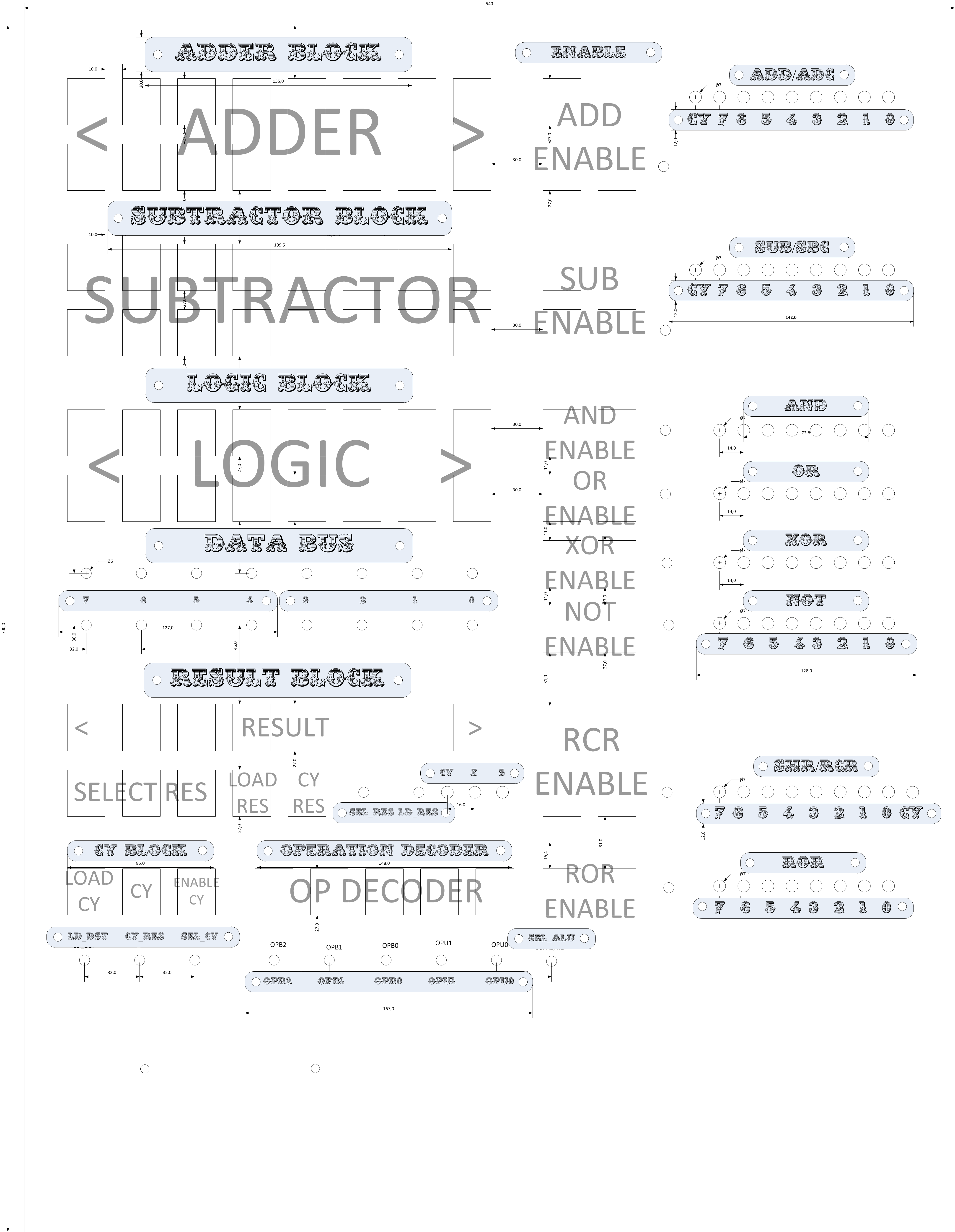 Photo of completed ALU: